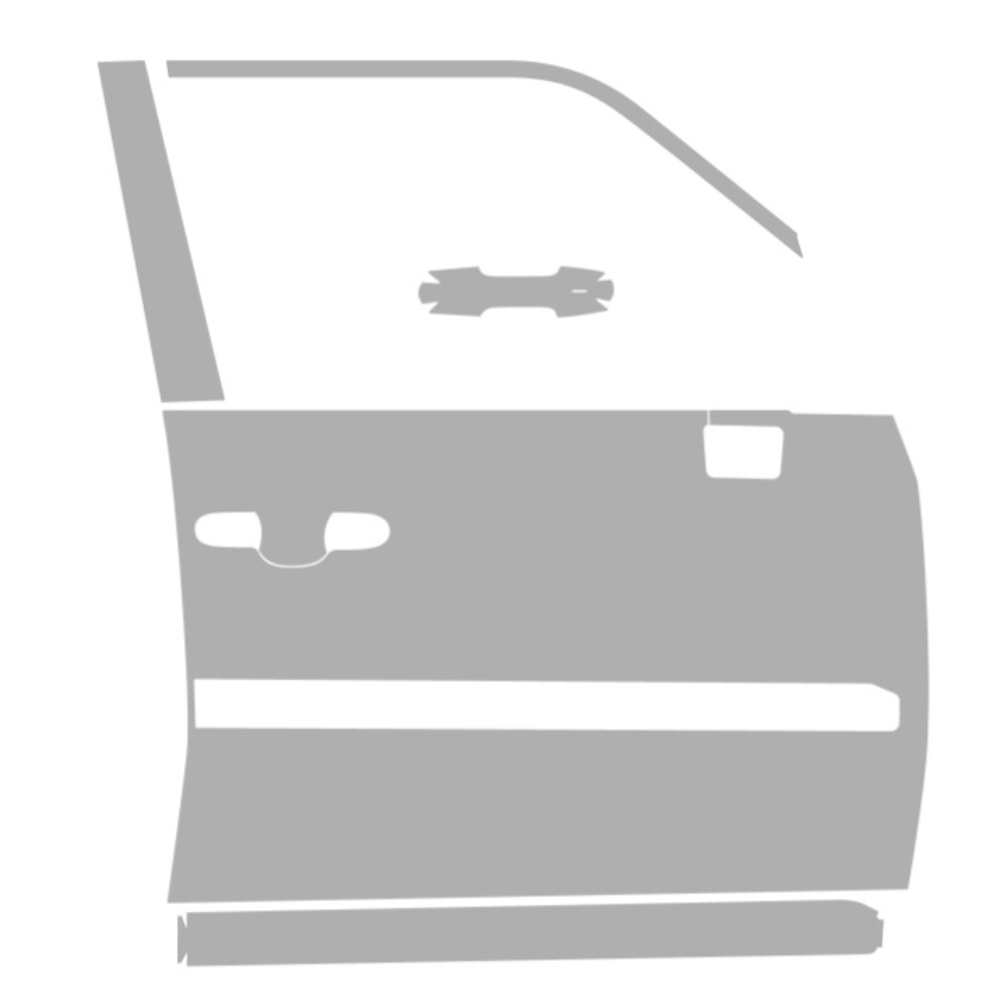 Vicrez Paint Protection PPF Pre-Cut Door, Full Front Passenger w/ Body ...