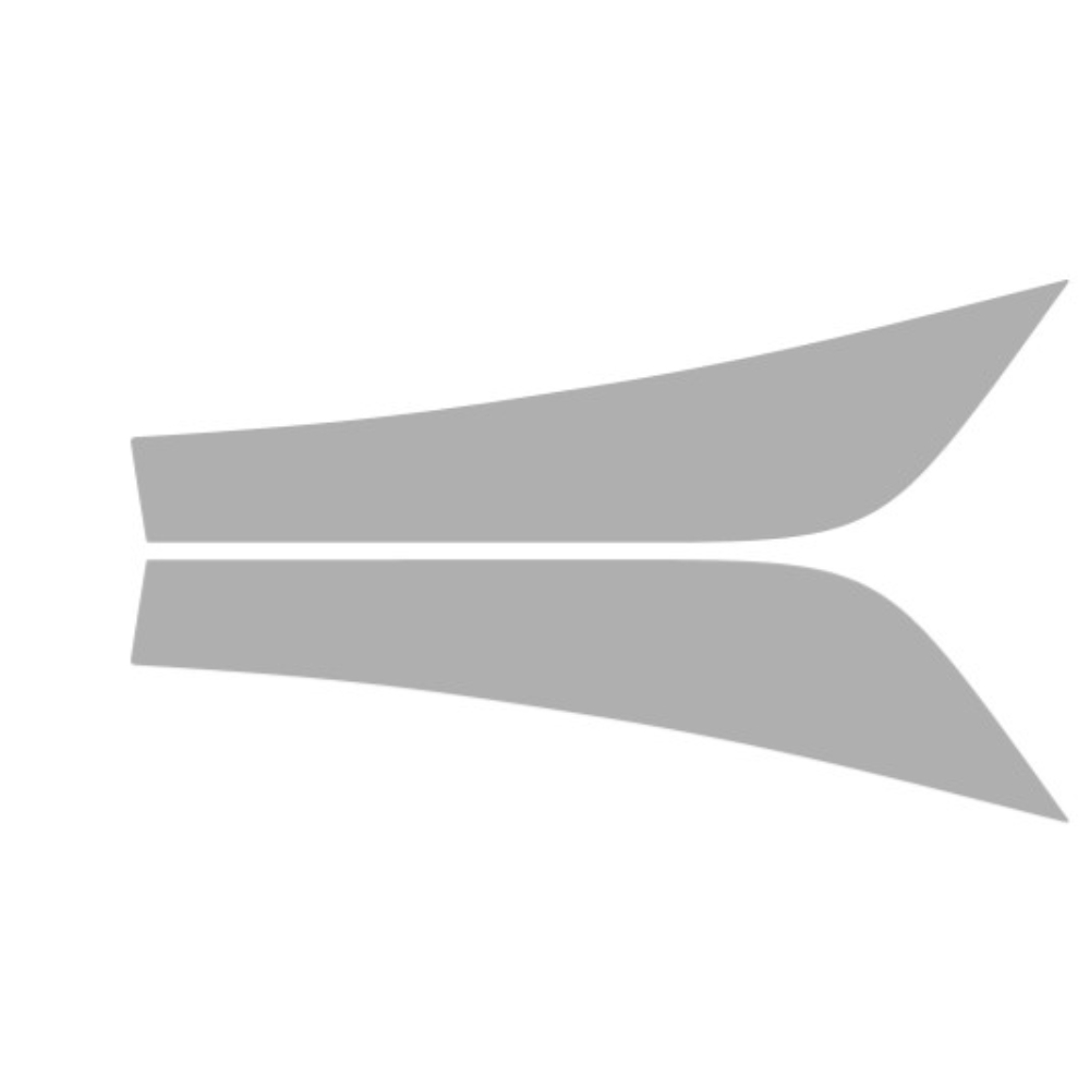 Vicrez Paint Protection PPF Pre-Cut Kit, Door Panels Rear, Driver and ...